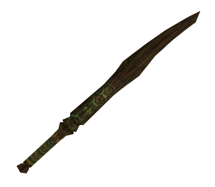 Gamecube The Legend Of Zelda Twilight Princess Wooden Sword The Models Resource