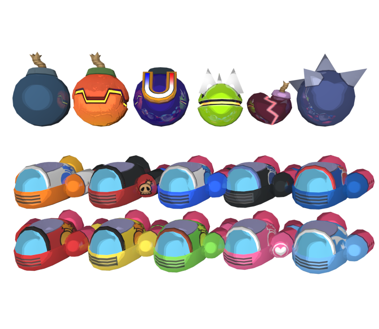 Nintendo Switch Super Bomberman R Bombs The Models Resource