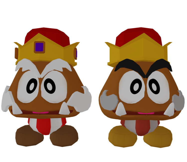Custom / Edited - Paper Mario Customs - Goomba King / Goomboss - The ... Custom / Edited - Paper Mario Customs - Goomba King / Goomboss - The ...