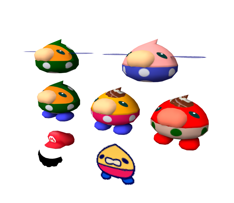 GameCube - Super Mario Sunshine - Strollin' Stu - The Models Resource GameCube - Super Mario Sunshine - Strollin' Stu - The Models Resource
