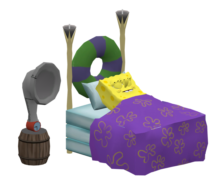 Spongebob In Bed